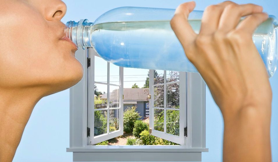 Breathing through a window?